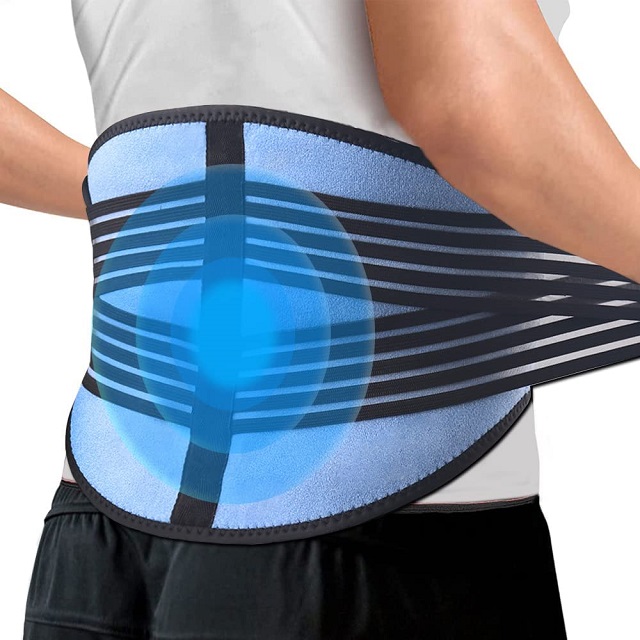 Comfpack Back Ice Pack gel for Lower Back Pain Relief Reusable Cold and ...